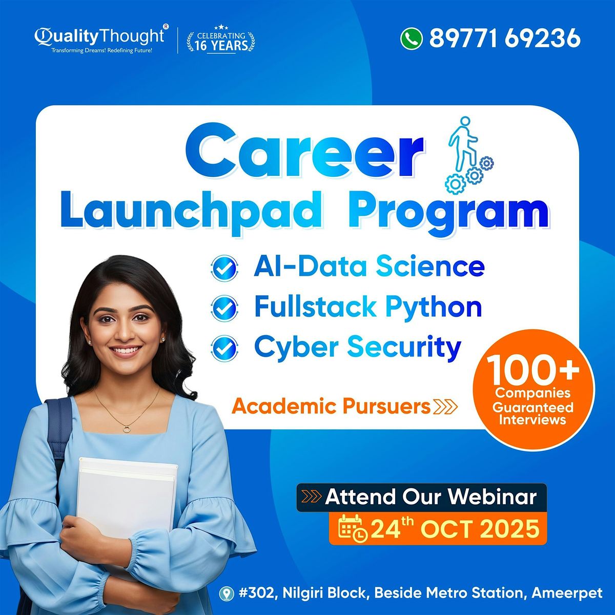 Career Launchpad Program Webinar by Quality Thought on 24th October ...