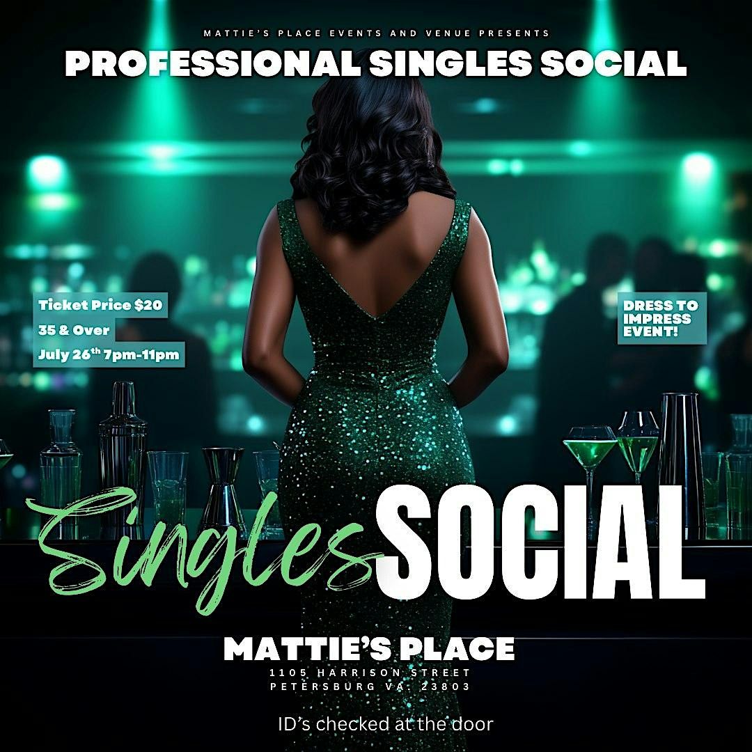 Singles Social at 105 Harrison St, Petersburg on 26th July, 2025