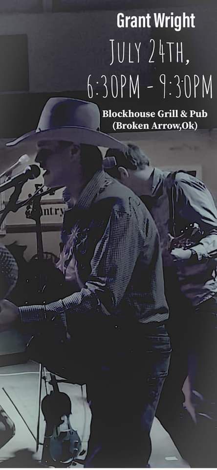Grant Wright & The Hackamores- Live Acoustic Show | BlockHouse Grill & Pub, Broken Arrow, OK ...