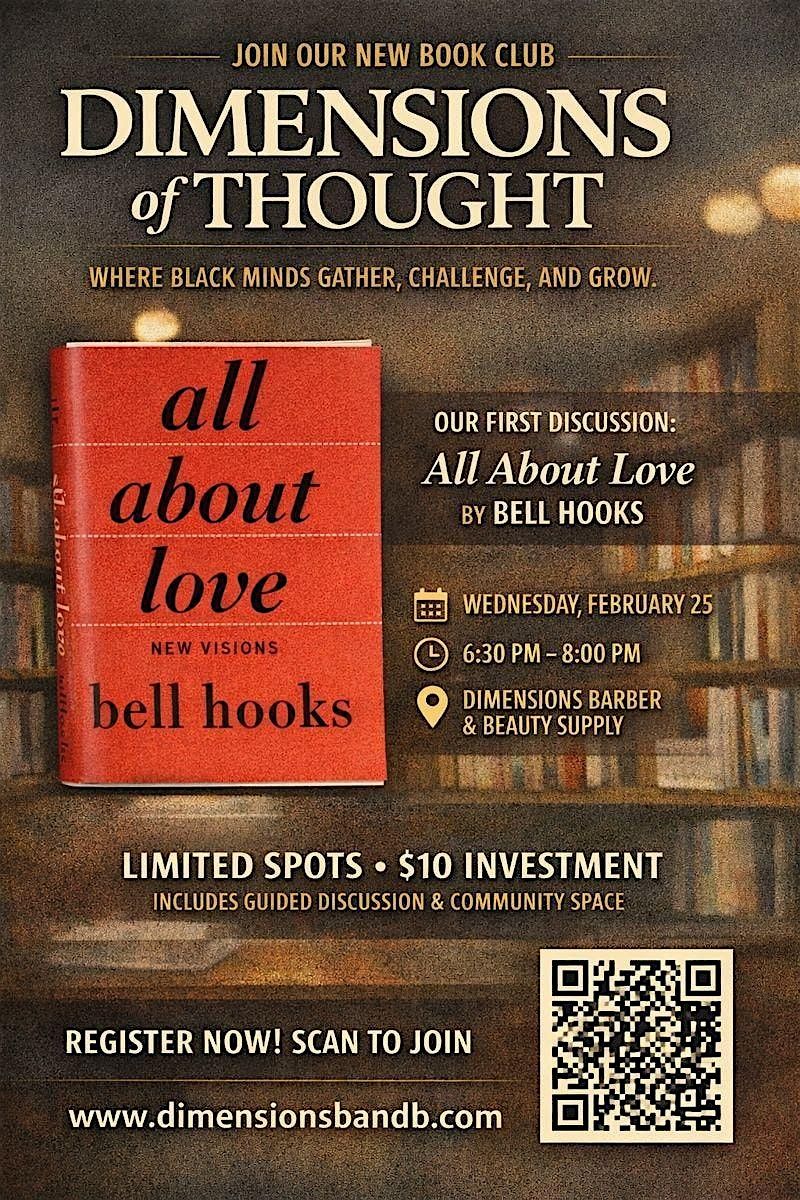 Dimensions of Thought Book CLub : All About Love - bell hooks at ...