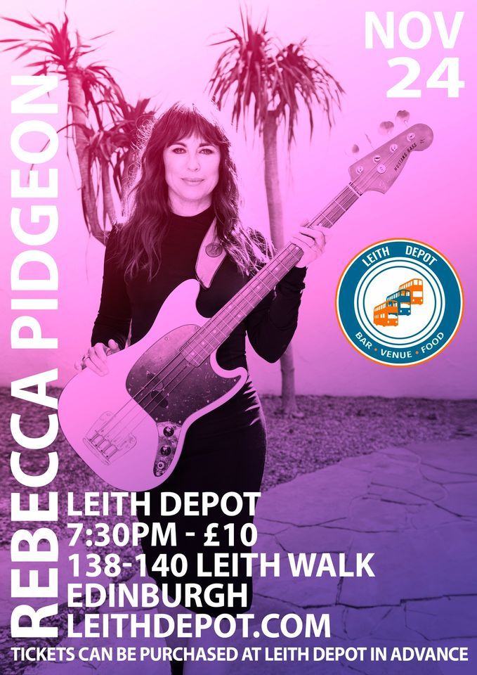 Rebecca Pidgeon at Leith Depot at Leith Depot, Edinburgh on 24th ...