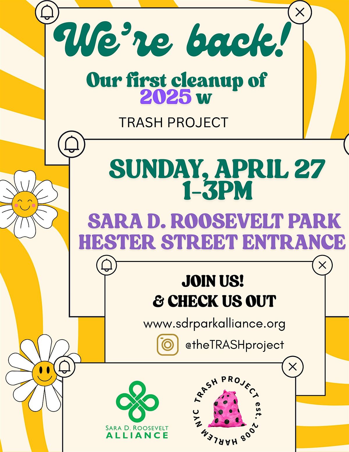 SDR Alliance + Trash Project April Cleanup 2025 | Hester St. Playground ...