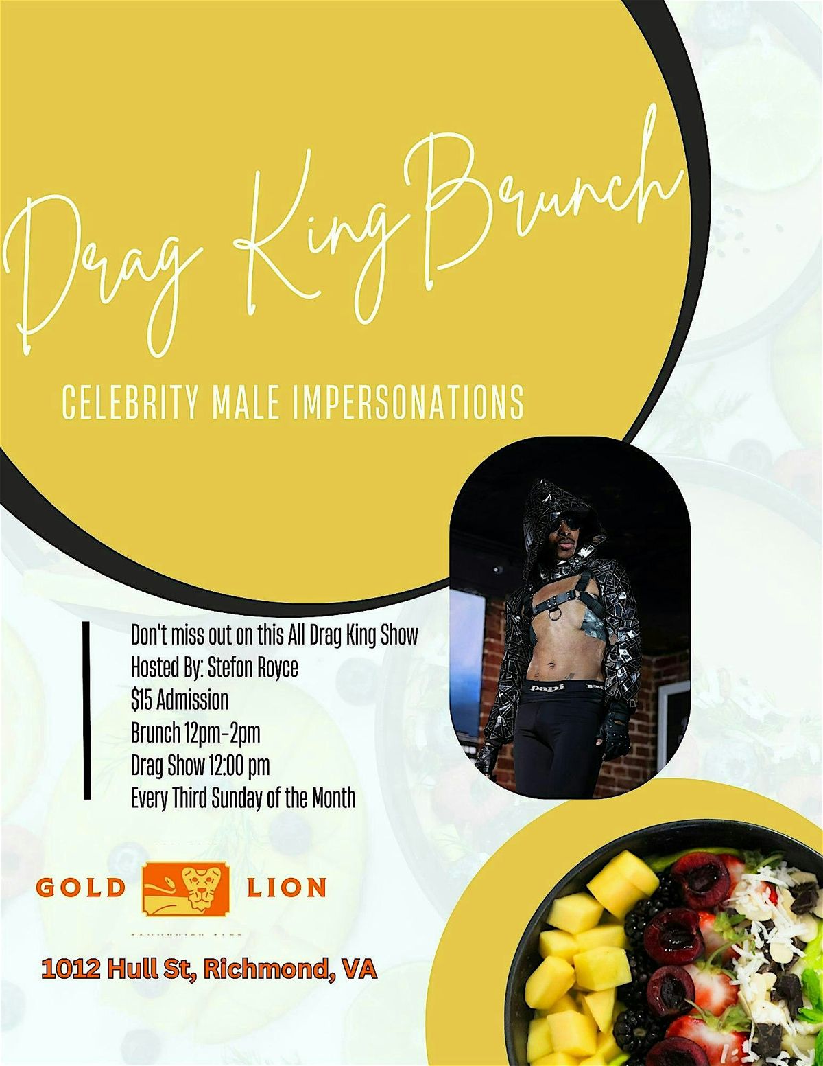 The Best Men Drag Brunch Presented by Male Impersonations Drag King ...