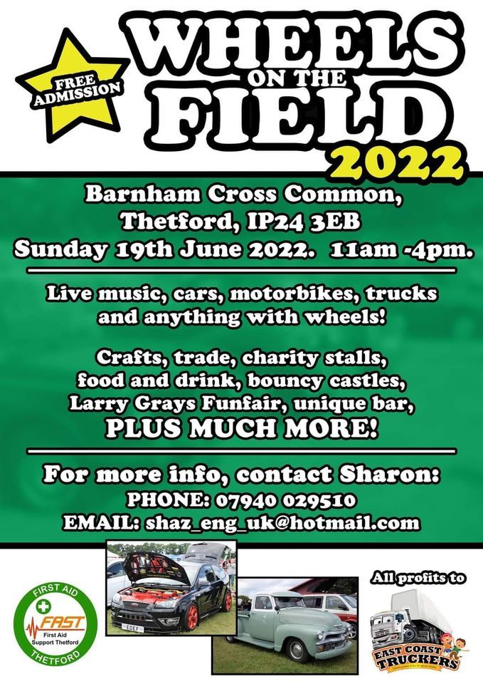 Wheels on the Field 2022 | Barnham Cross Common, Thetford, EN | June 19 ...