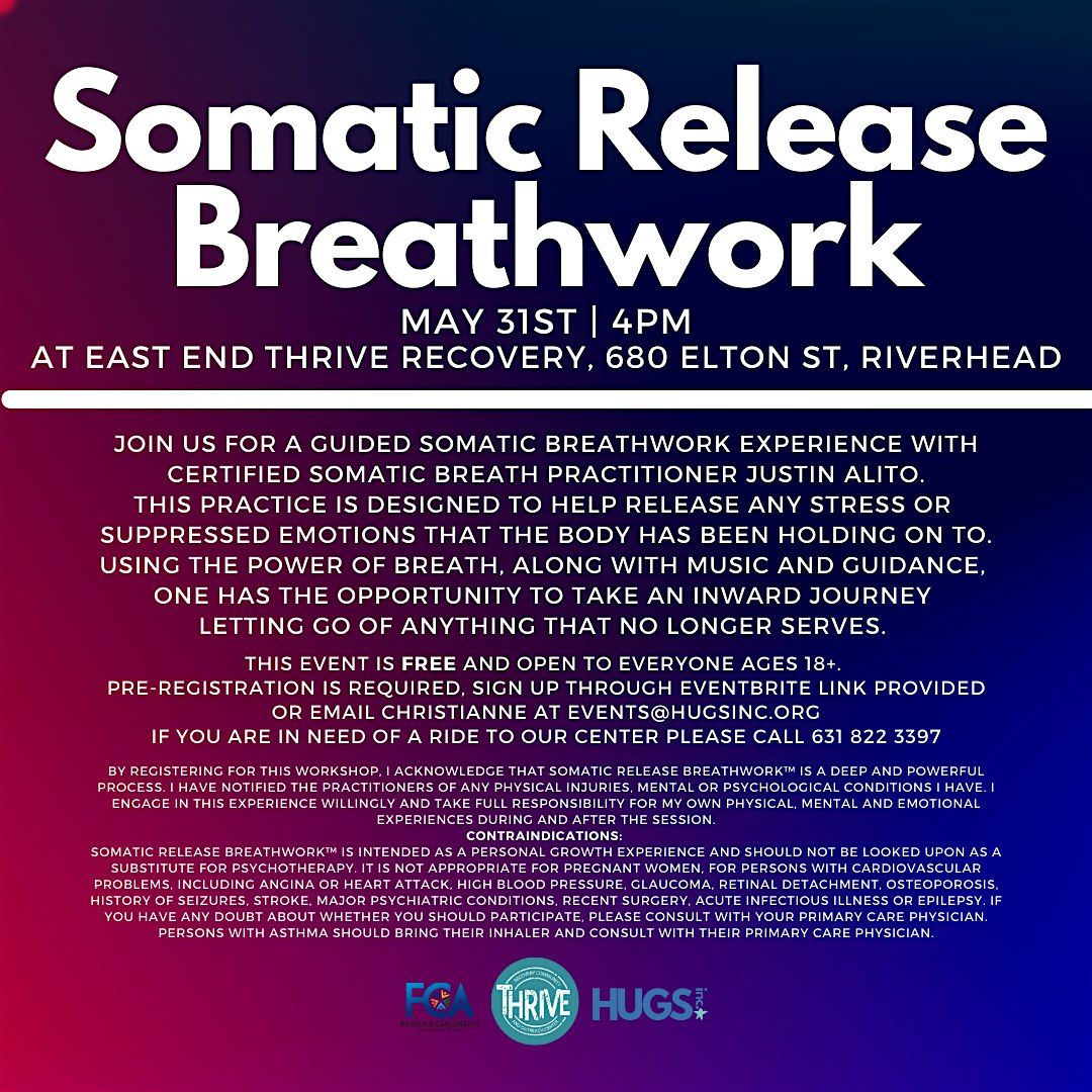 Somatic Release Breathwork Experience at 680 Elton St, Riverhead on ...