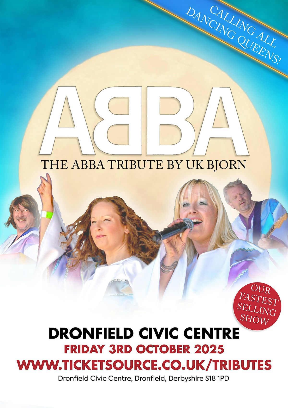 Abba Tribute - Dronfield at Dronfield Civic Hall on 3rd October, 2025
