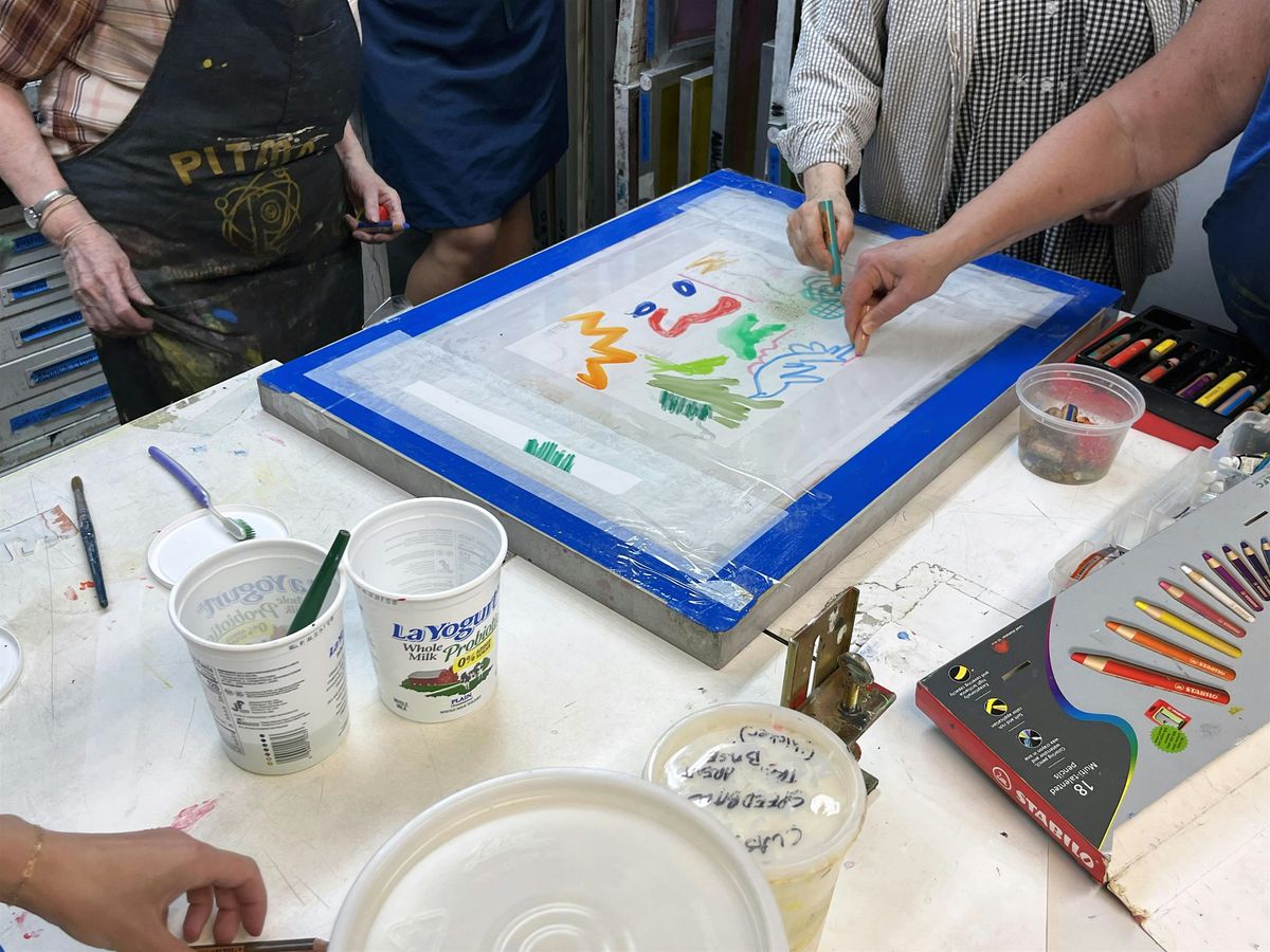 SILKSCREEN MONOPRINTS WORKSHOP | PRESS & PULL | SPRING 2025 at Children ...