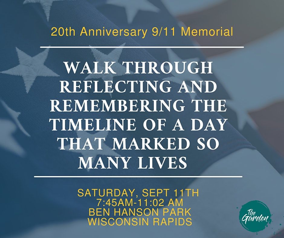 911 Reflect and Remember 20th Anniversary Event | Ben Hanson Park ...