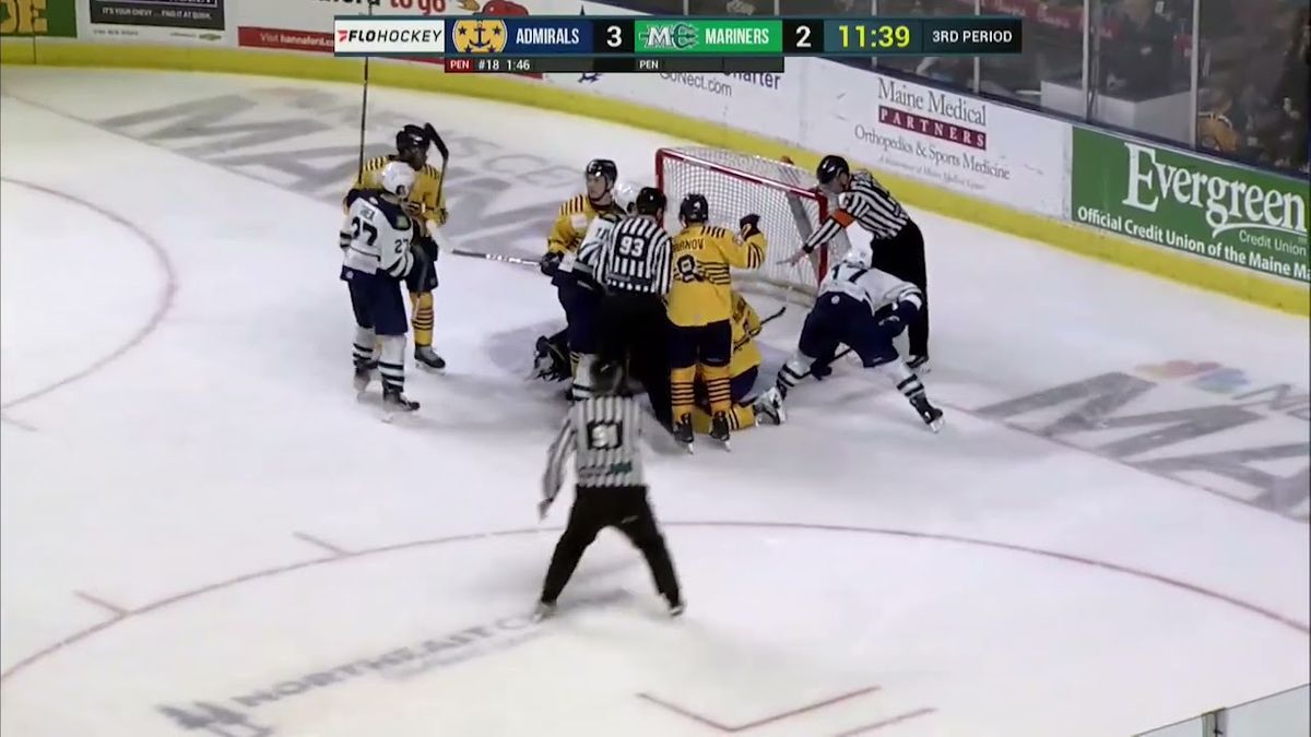 Maine Mariners vs. Norfolk Admirals at Cross Insurance Arena, Portland ...