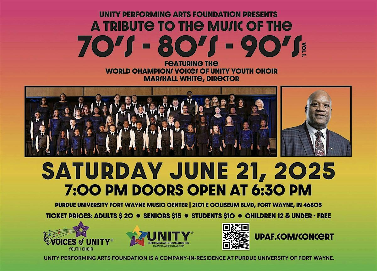 UNITY Presents- A Tribute to the Music of the 70s, 80s, and 90s Vol. 1 ...
