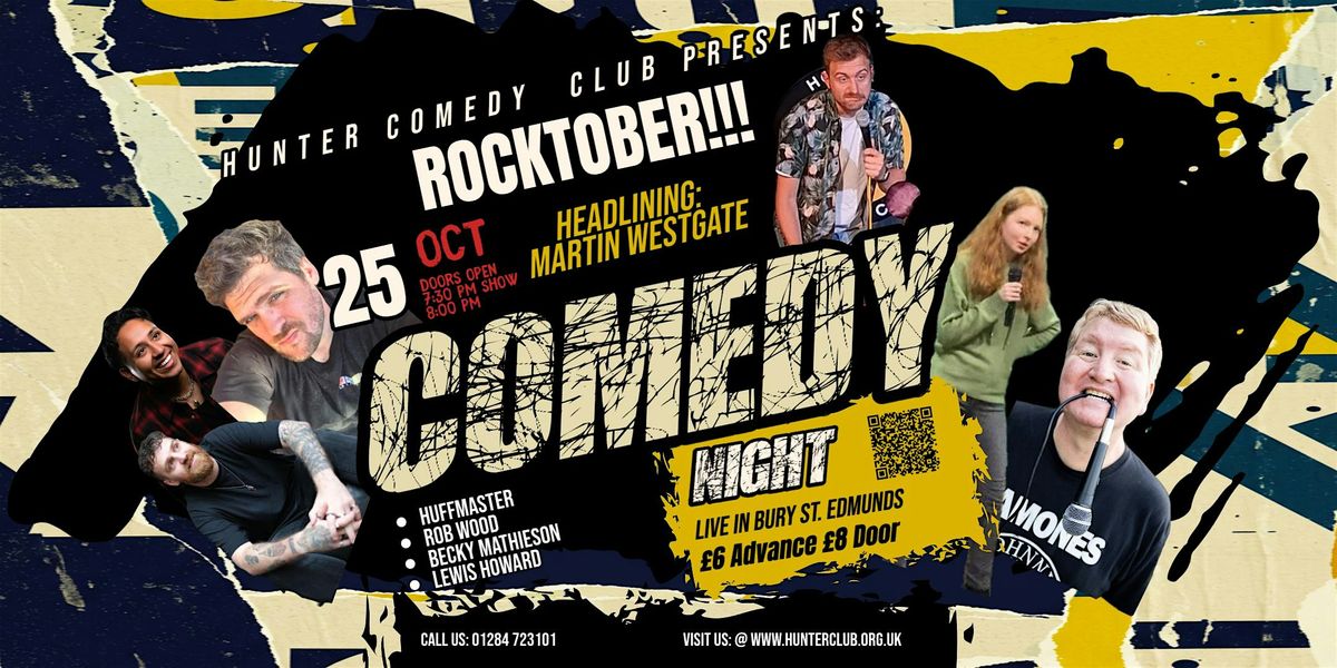 Hunter Comedy Club Presents: ROCKTOBER at Hunter Club Bar & Venue ...
