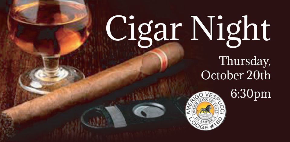 Cigar Night at Amerigo Vespucci Danbury CT on 20th October, 2022