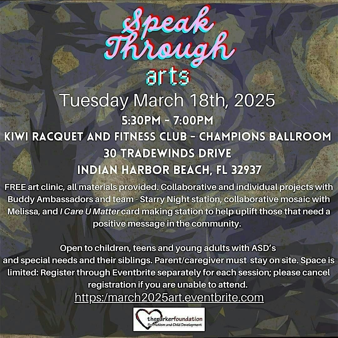 Speak Through Arts with the Parker Foundation at Kiwi Racquet and ...