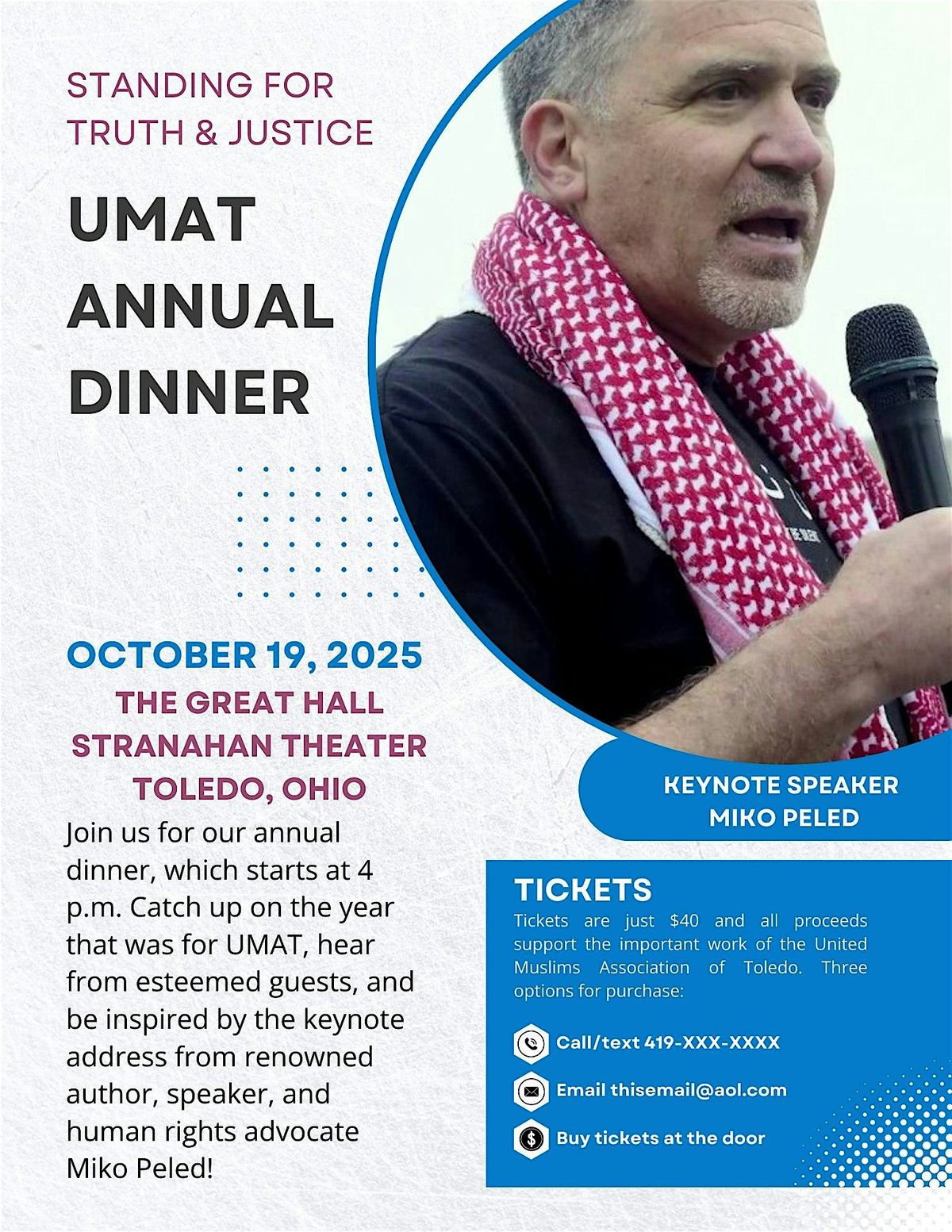 2025 UMAT Annual Dinner at Stranahan Theater & Great Hall, Toledo on ...