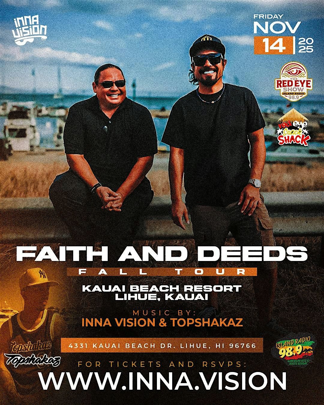 Inna Vision Fall Tour 2025 at OUTRIGGER Kauai Beach Resort & Spa, Lihue ...