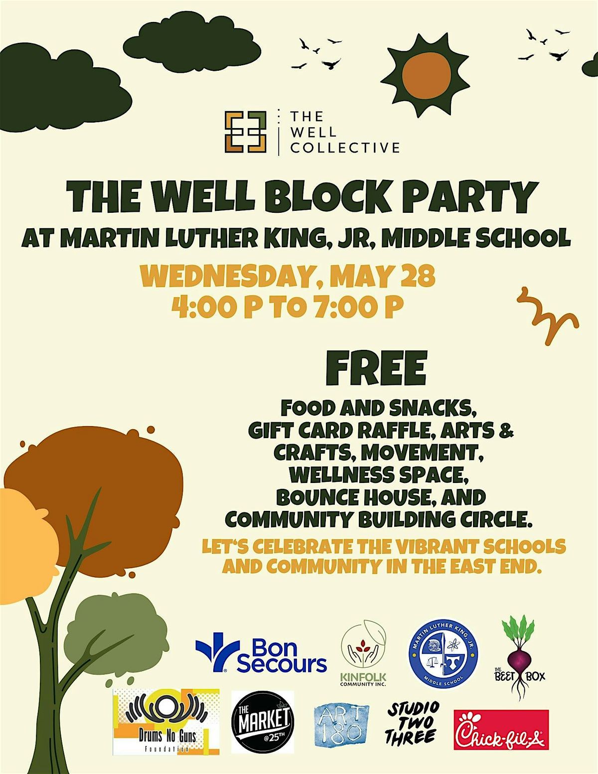 The Well Block Party at Martin Luther King Jr. Middle School, Richmond ...