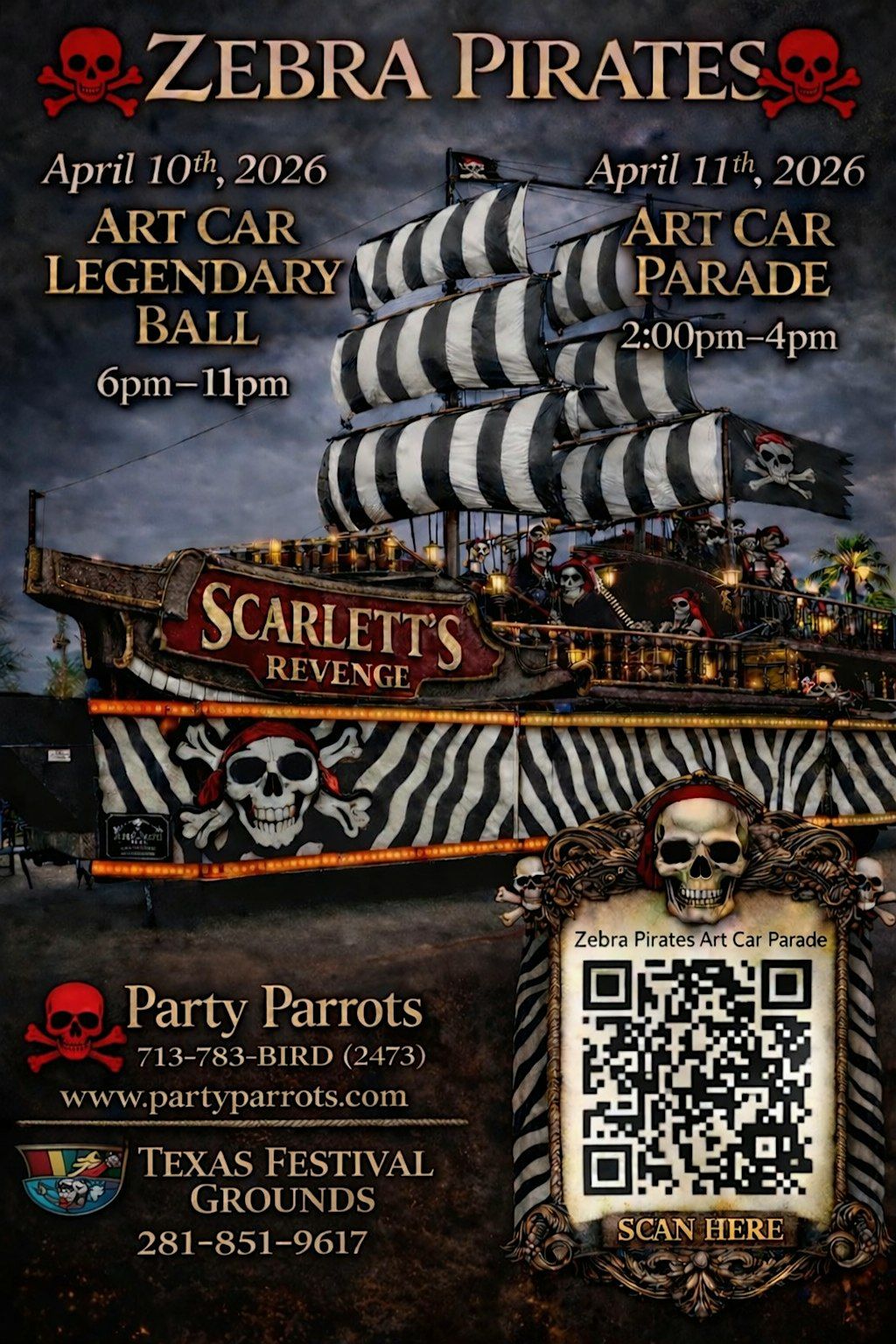 Art Car Parade at Downtown Houston on 11th April, 2026