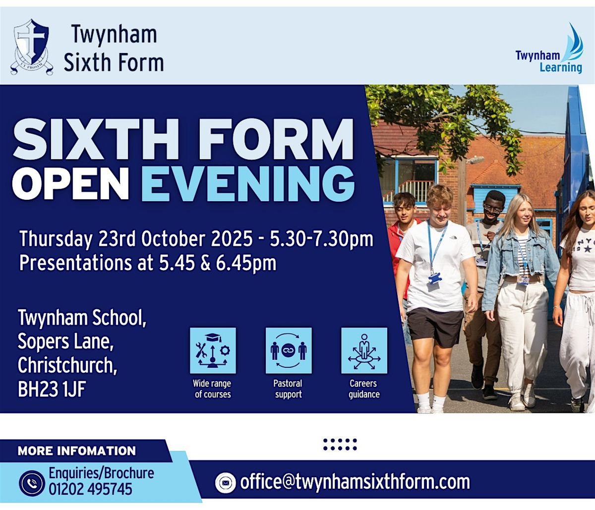 Sixth Form Open Evening - Twynham School at Twynham School, Christchurch on 23rd October, 2025