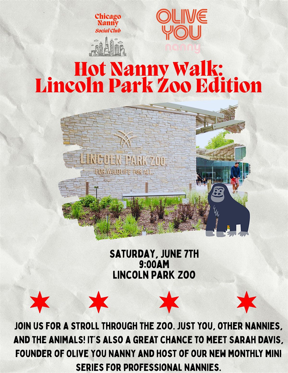 Hot Nanny Walk: Lincoln Park Zoo Edition at Lincoln Park Zoo, Chicago ...