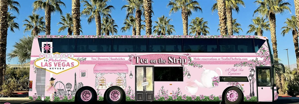VEGAS PINK BUS TOUR | TEA EXPERIENCE ☕ at Tea on the Strip, Las Vegas ...