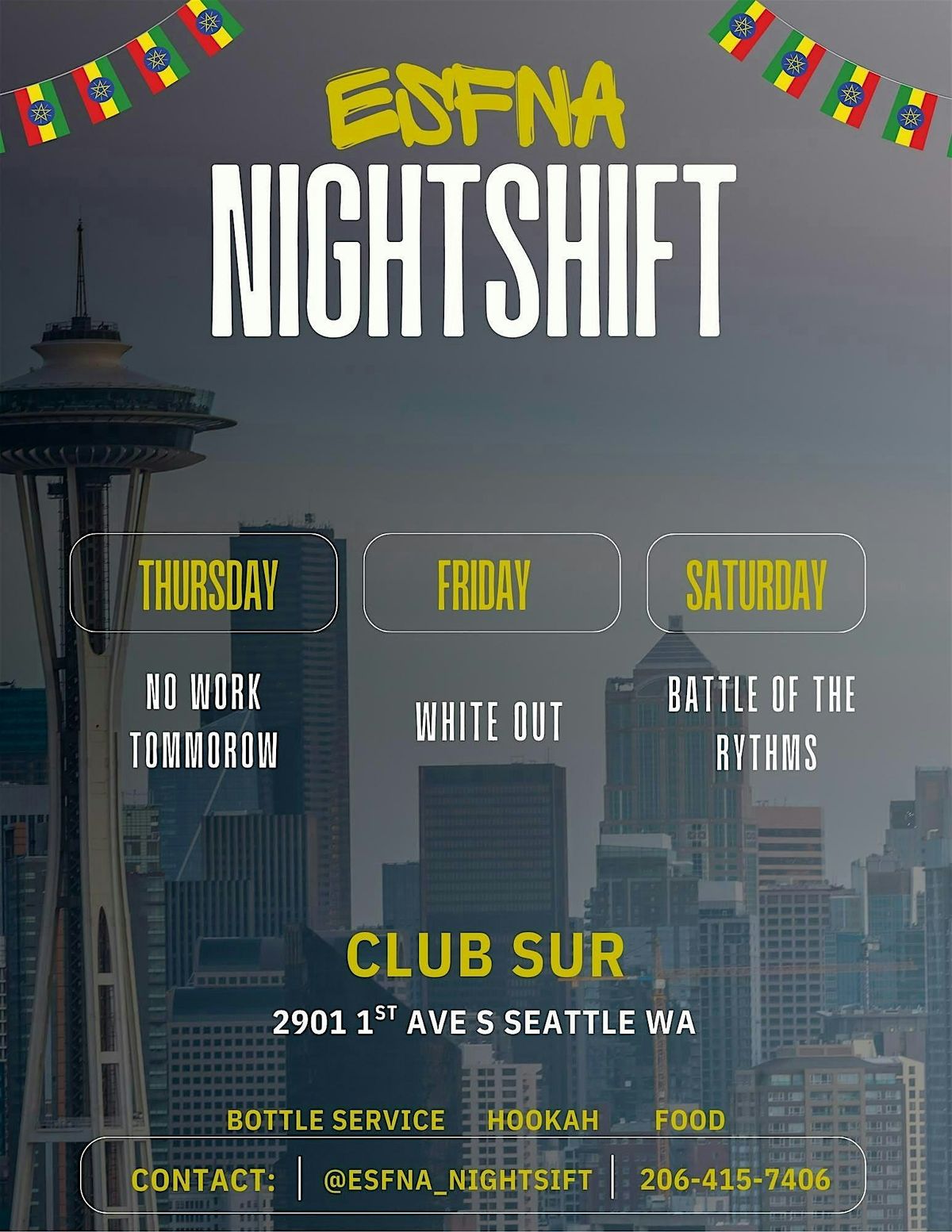 "NightShift" Presents ESFNA AfterParty 2025 @ Club Sur at Club Sur ...