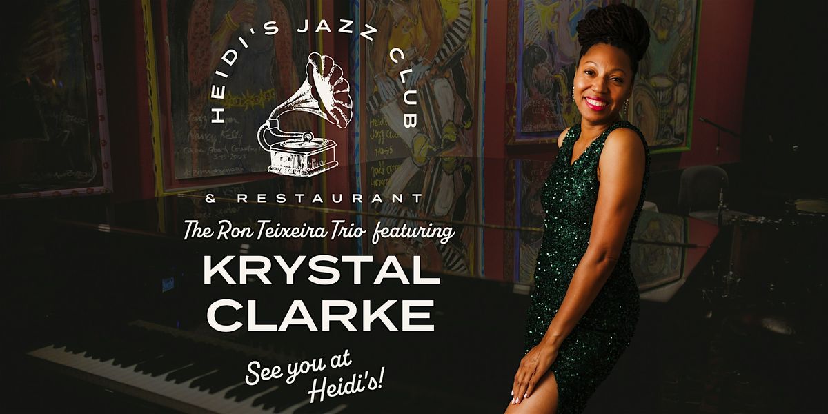 Krystal Clarke & The Ron Teixeira Trio at Heidi's Jazz Club, Cocoa ...