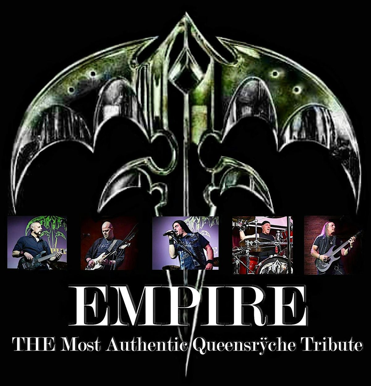 Empire The Most Authentic Queensryche Band at The Cannery Music Hall, Southbridge on 15th ...