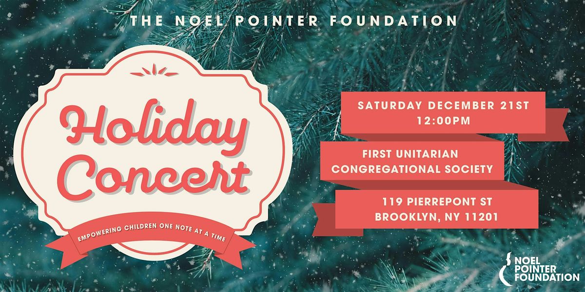 2024 NPF Holiday Concert | First Unitarian Congregational Society, Brooklyn, NY | December 21, 2024