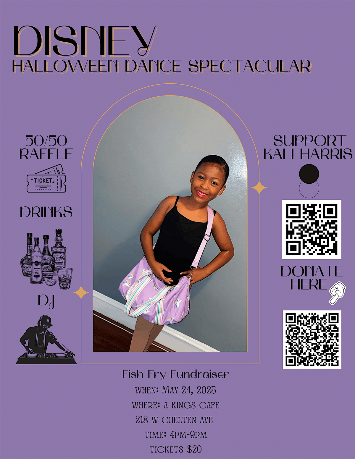 Kali Disney Dance Spectacular Fundraiser at A King’s Cafe, Philadelphia ...