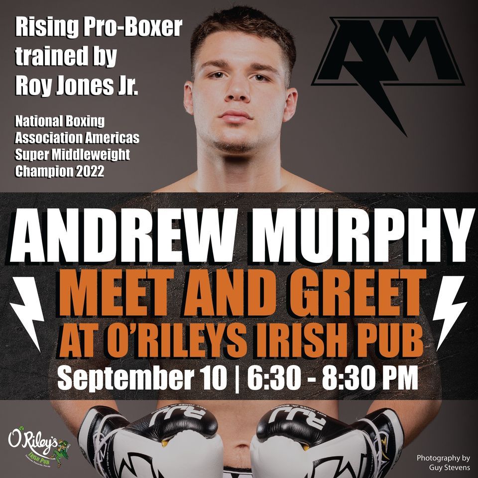 Andrew Murphy Meet & Greet | O'Riley's Irish Pub Downtown, Pensacola, FL | September 10, 2022