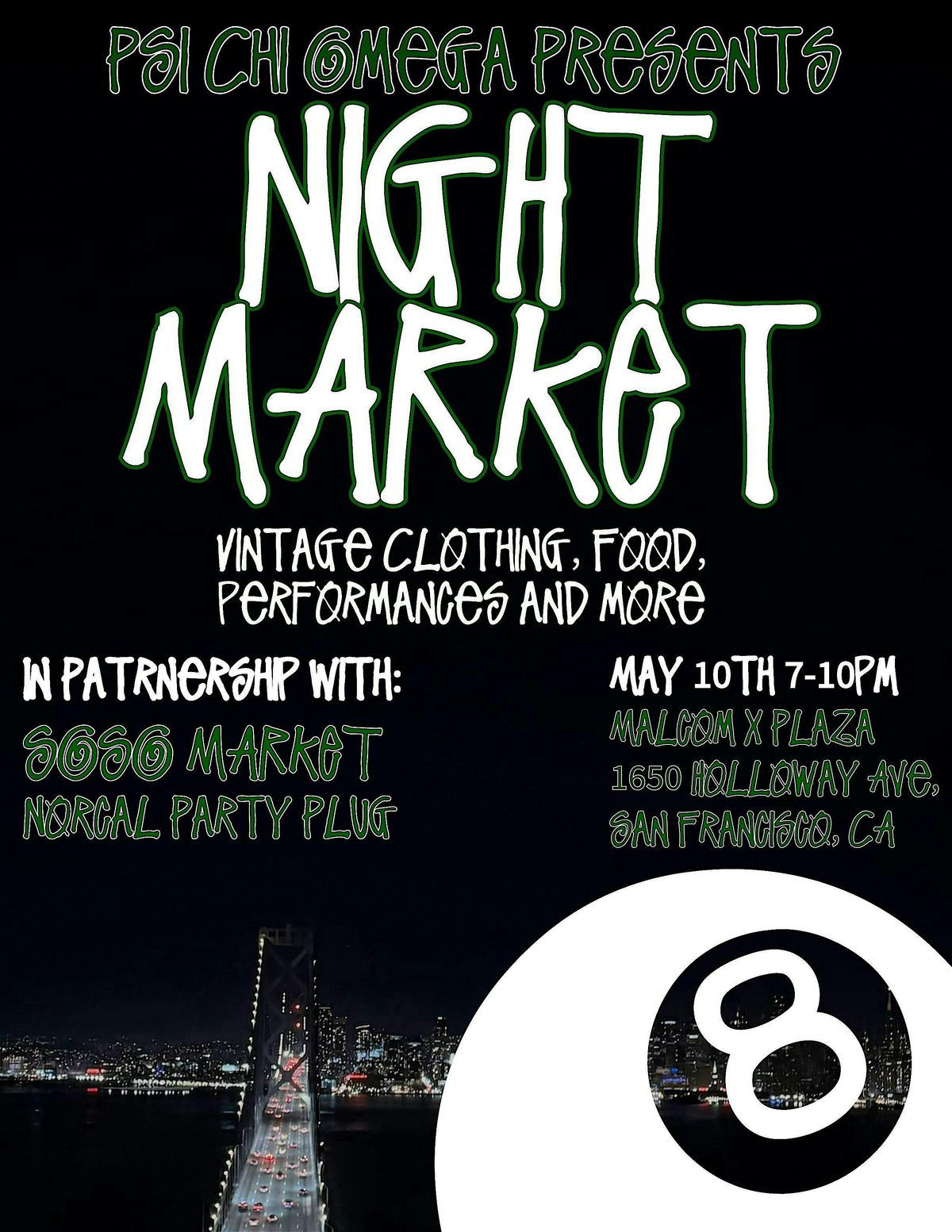 Night Market Presented by Psi Chi Omega | Cesar Chavez Student Center ...