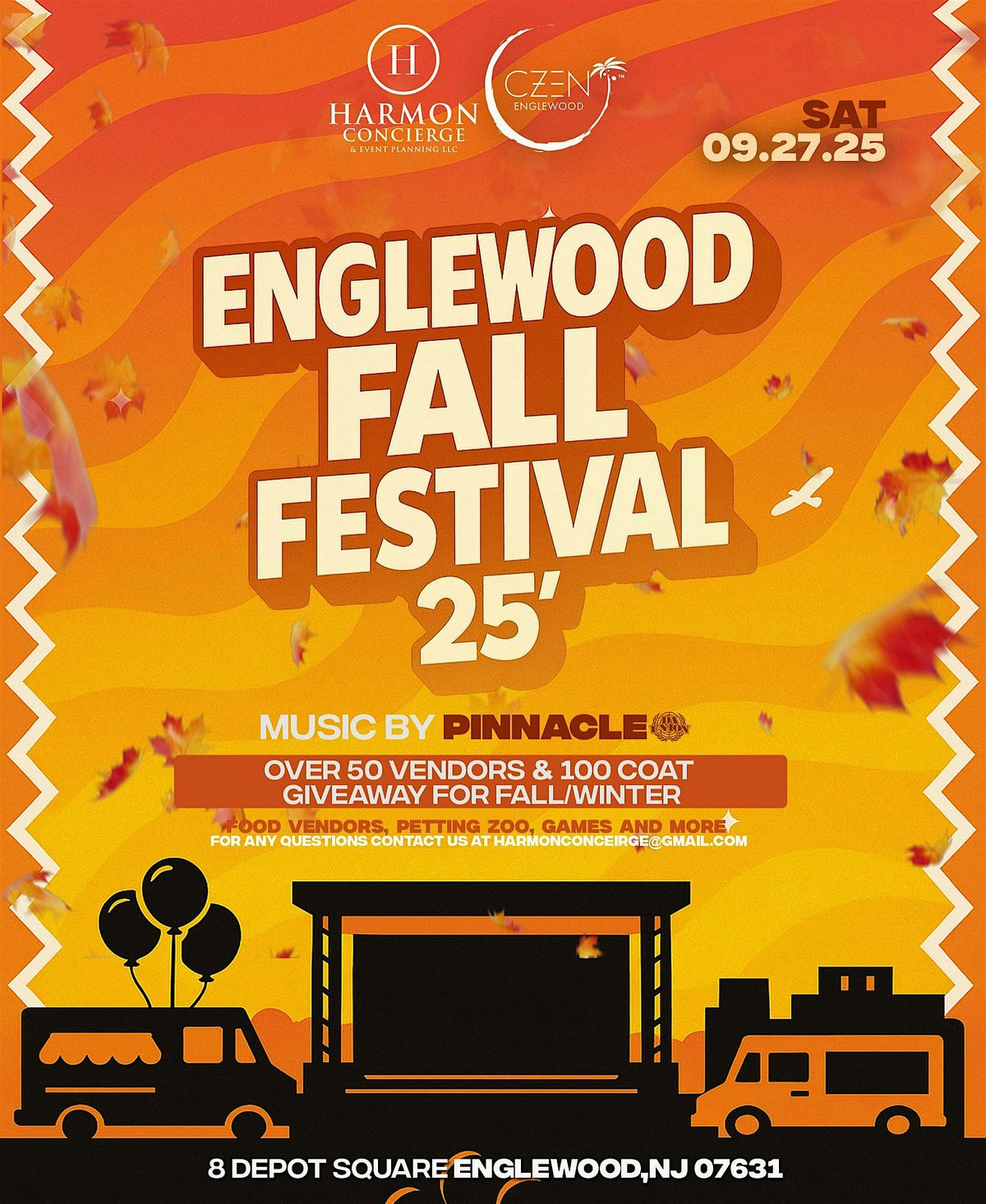 Labor Day Fall Festival at 8 Depot Square, Englewood on 31st August, 2025