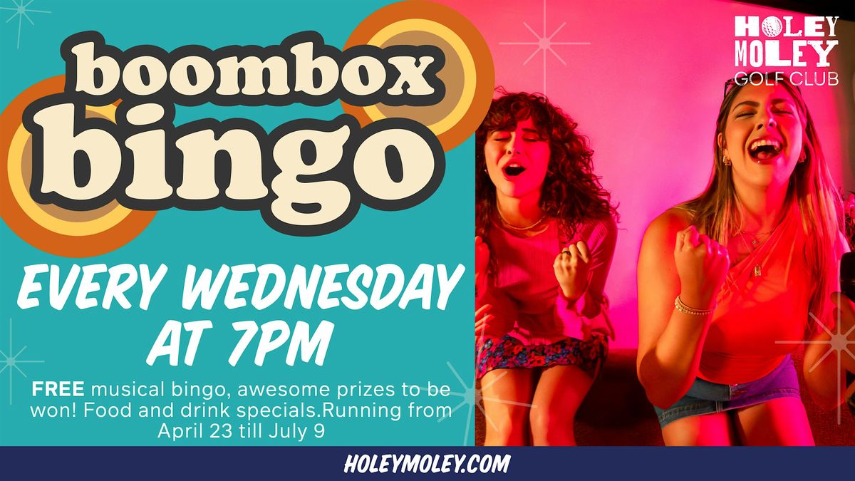 Boombox Bingo at Holey Moley Houston | Holey Moley Golf Club Houston ...