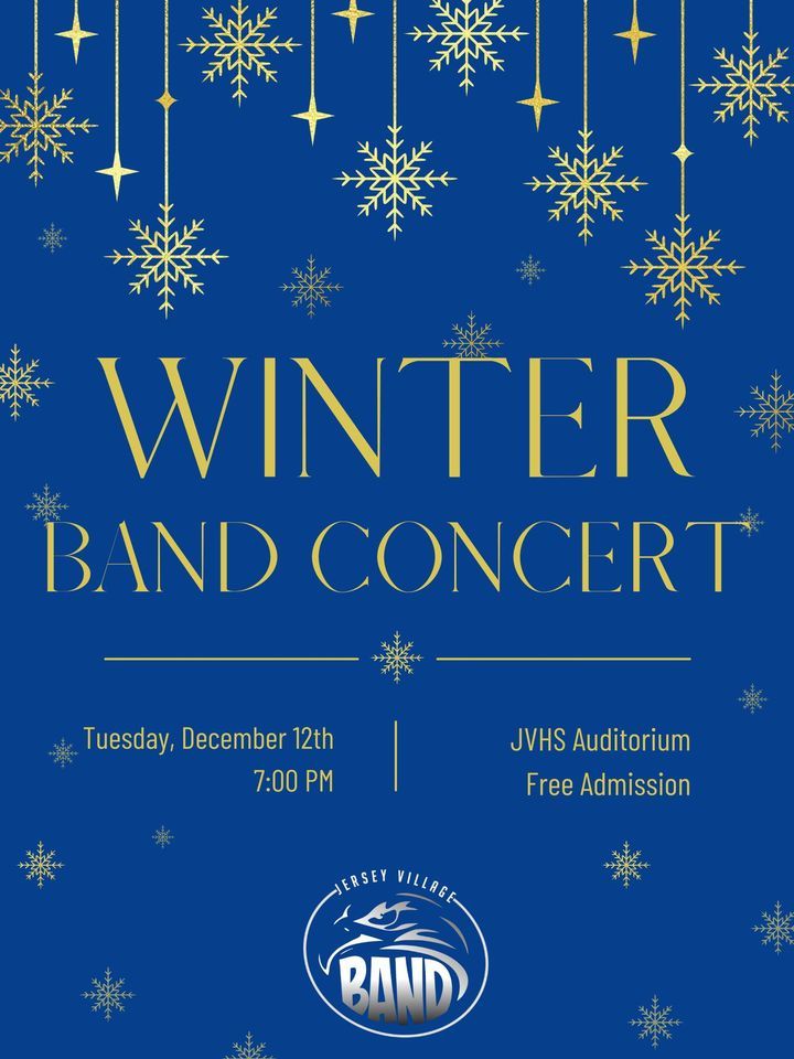 Winter Band Concert at Jersey Village High School, Cypress on 12th ...