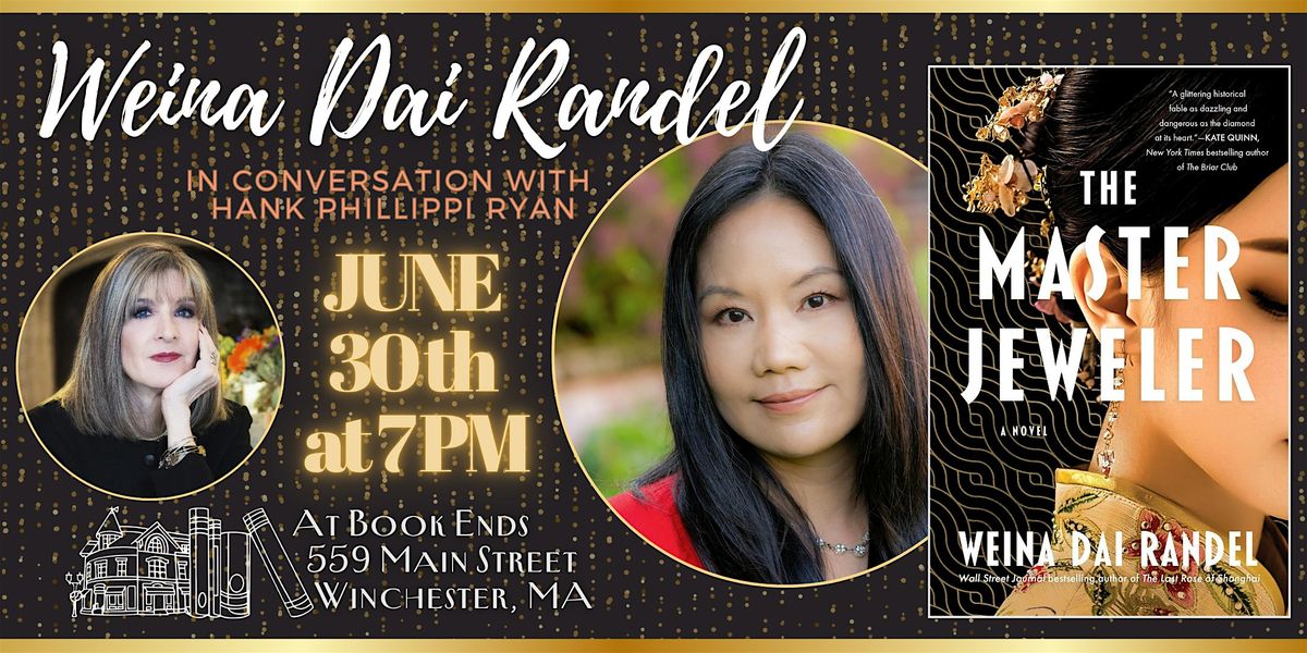 Weina Dai Randel in conversation with Hank Phillippi Ryan at Book Ends ...
