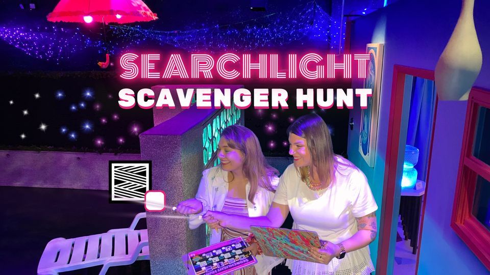 ?UV Light Immersive Game - ?Searchlight Hunt Combo Ticket at ...