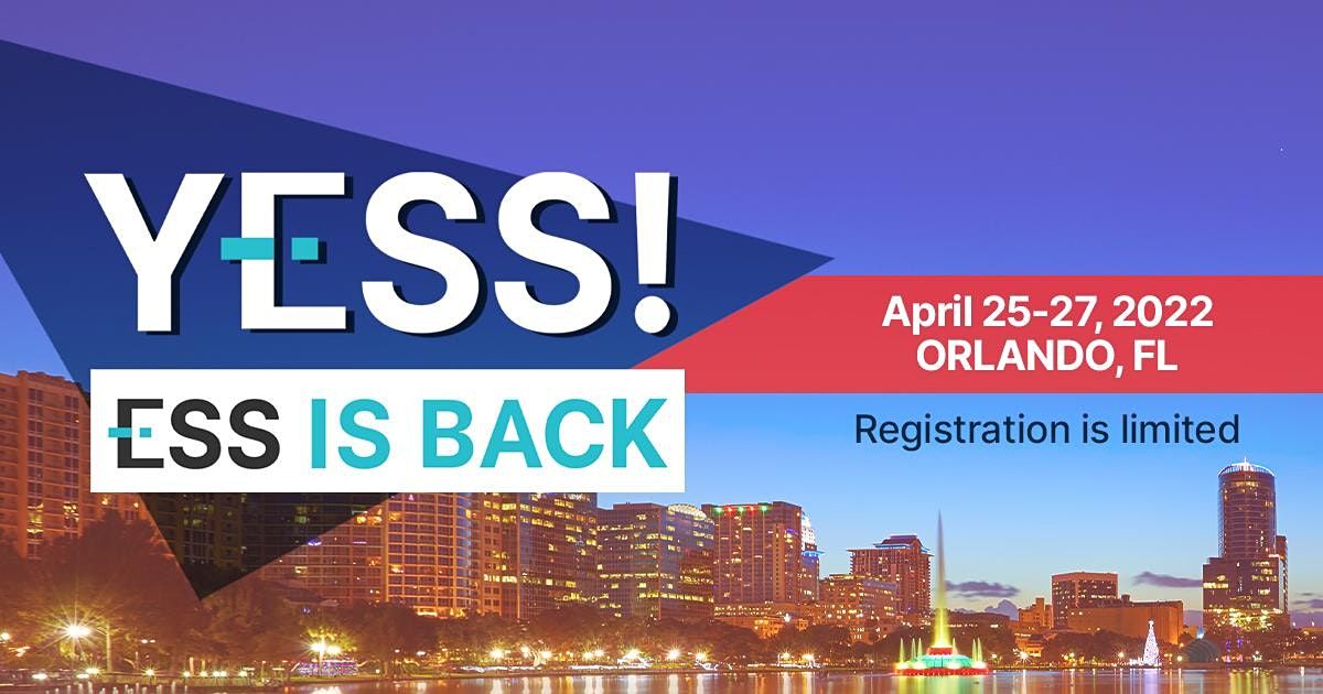 ESS Spring 2022 at Renaissance Orlando Airport Hotel on 25th April, 2022