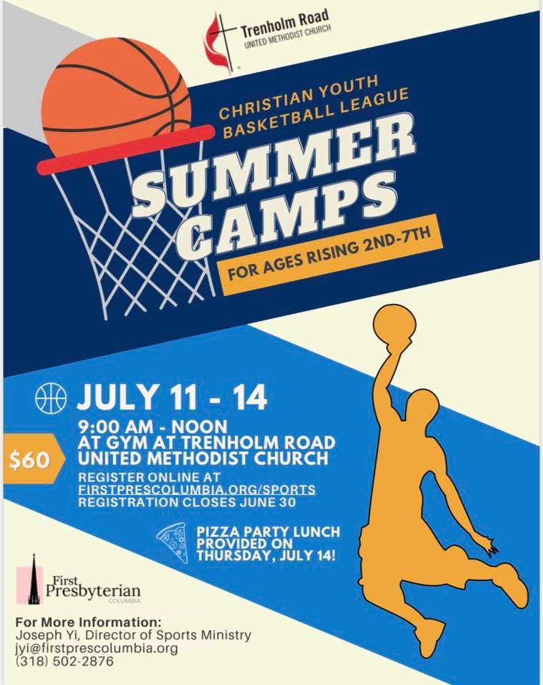 CYBL Basketball Camp | 3401 Trenholm Rd, Columbia, SC 29204-3336 ...