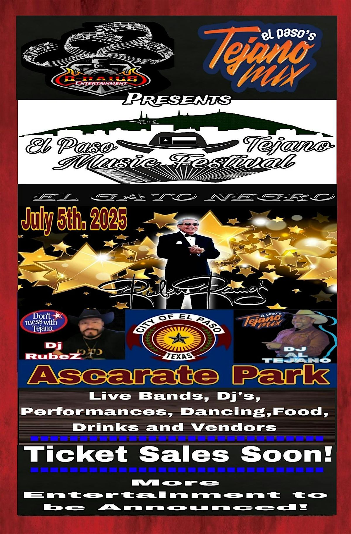 El Paso Tejano Music Festival at Ascarate Park, El Paso on 5th July, 2025