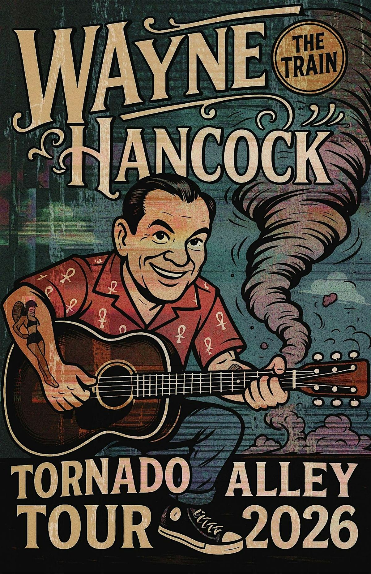 Wayne "The Train" Hancock! With Nicky Diamonds and Mat D. at The Den ...