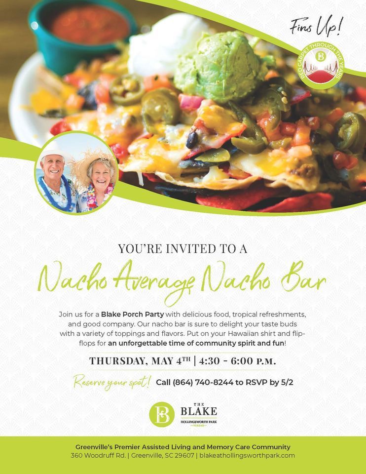 Nacho Average Nacho Bar at The Blake at Hollingsworth Park, Greenville ...