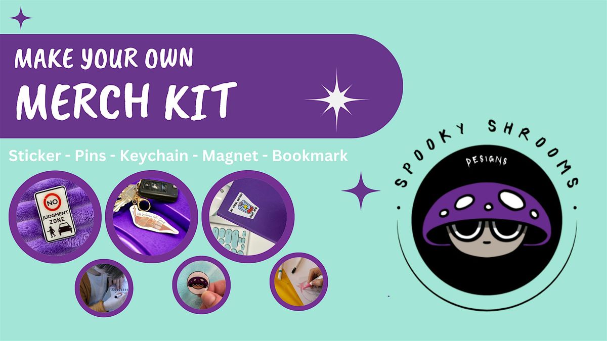 Make Your Own Merch Kit with Spooky Shrooms Designs | Hillview ...