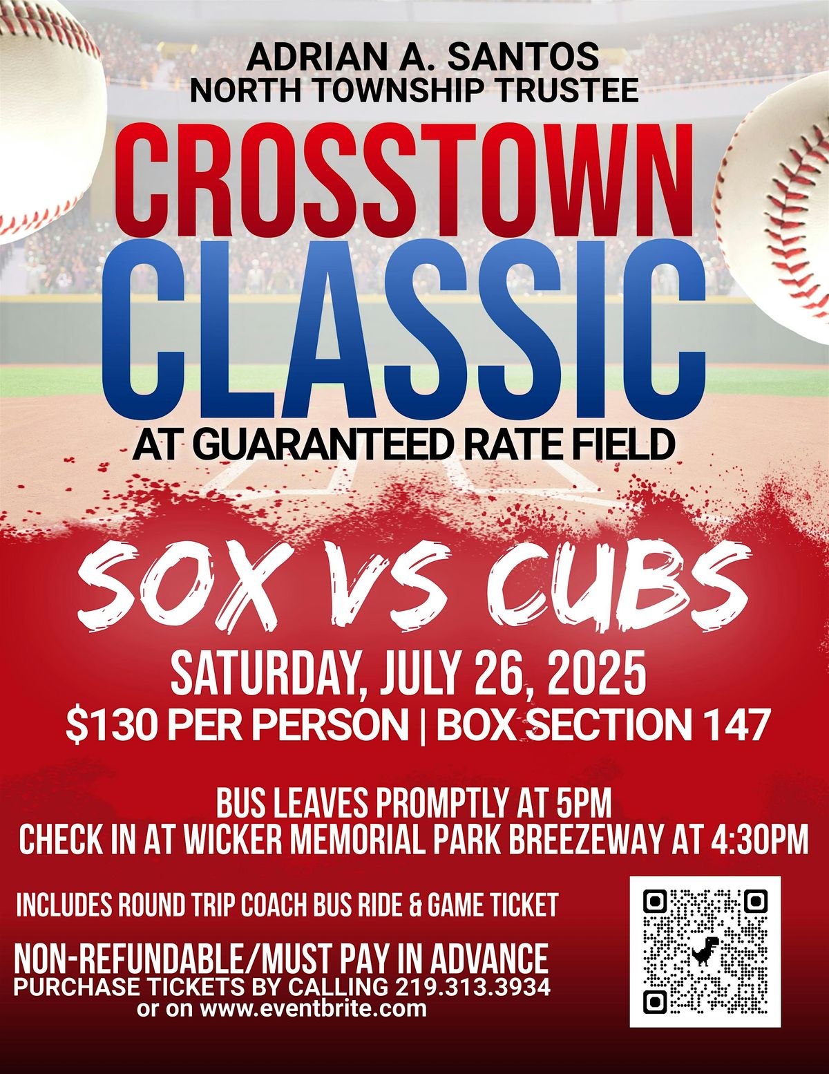 2025 Crosstown Classic at White Sox Park at Wicker Memorial Park ...