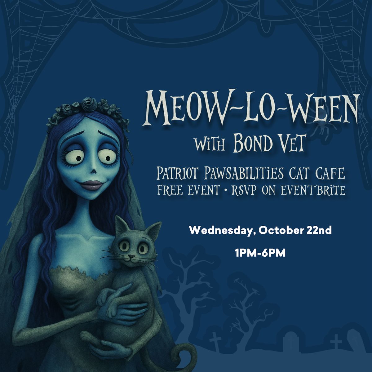 Meow-lo-ween Presented by Bond Vet @ Patriot Pawsabilities Cat Lounge ...