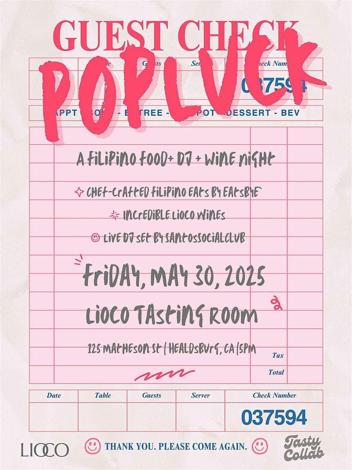 PopLuck at LIOCO: A Filipino Food + DJ + Wine Night at LIOCO Wine ...