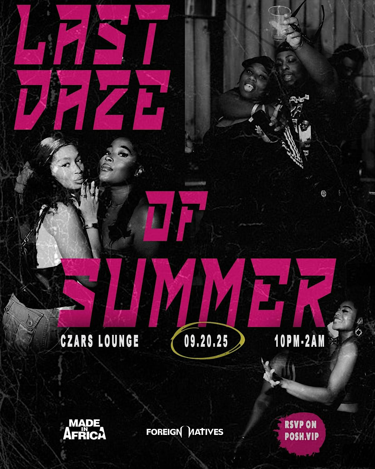 Last Daze of Summer: Last Dance at Czars Restaurant and Lounge, Columbus on 20th September, 2025