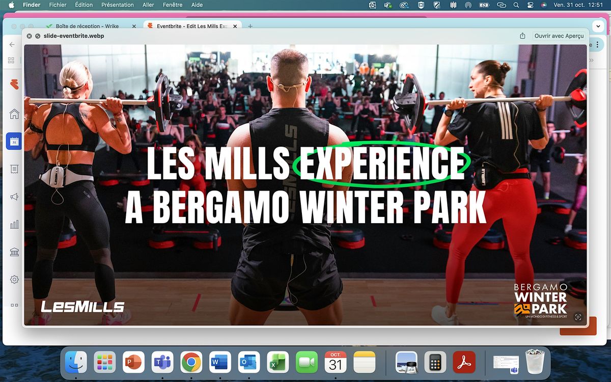 Les Mills Experience a Bergamo Winter Park, dal 6 all8 dicembre at ...
