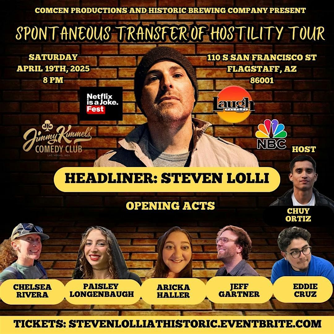 Steven Lolli - 2025 Spontaneous Transfer of Hostility Tour at Historic ...