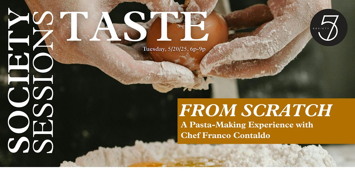 From Scratch: A Pasta-Making Experience with Chef Franco Contaldo at ...