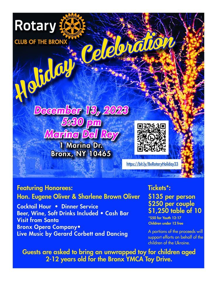 Bronx Rotary Holiday Celebration at Marina del Rey Caterers, Bronx on ...